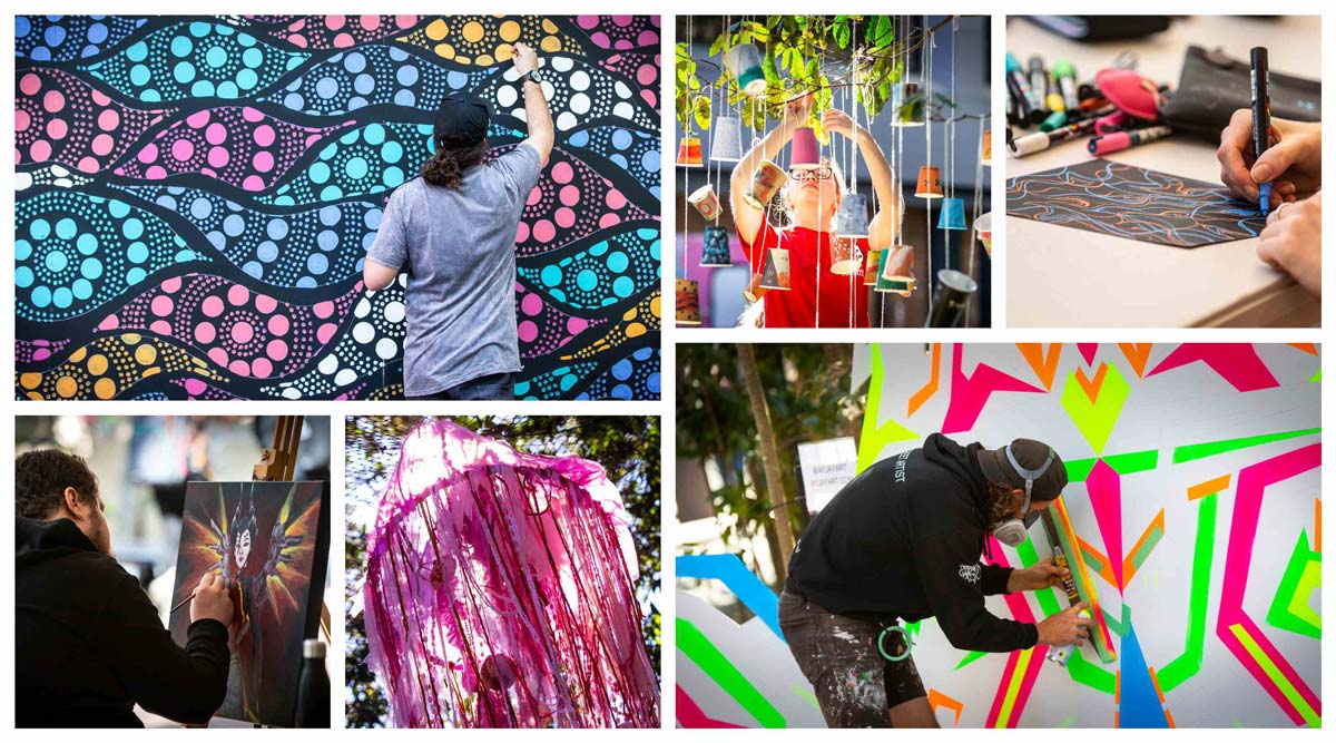 2018 | Artists celebrate colour and creativity on campus for Live Art ...